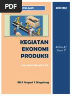 Modul Ajar Ekonomi Fase e - Kegiatan Ekonomi | PDF | Karier & Perkembangan | Bisnis