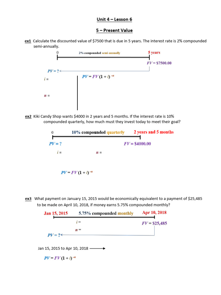 L6 - 9.3 - Present Value | PDF | Present Value | Economies