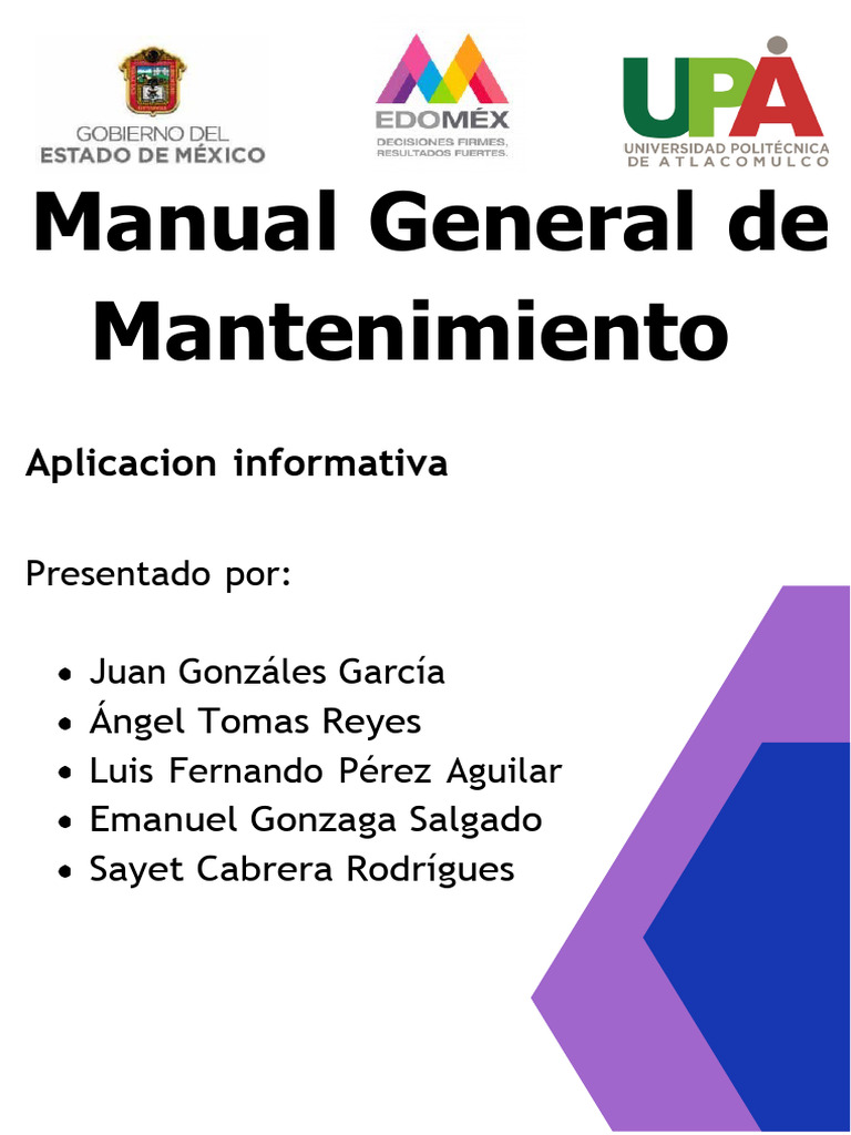 Guía General de Mantenimiento | PDF