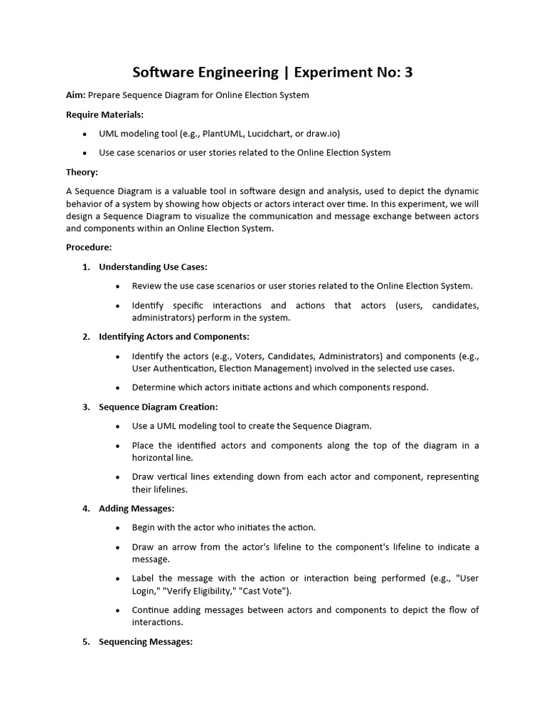 SE Experiment 3 | PDF | Use Case | Software Engineering