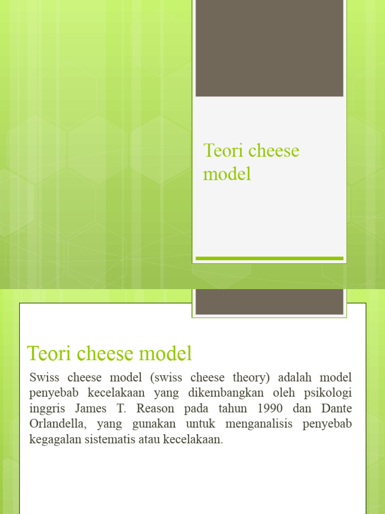 Pert.7 Teori Swiss Cheess Model | PDF