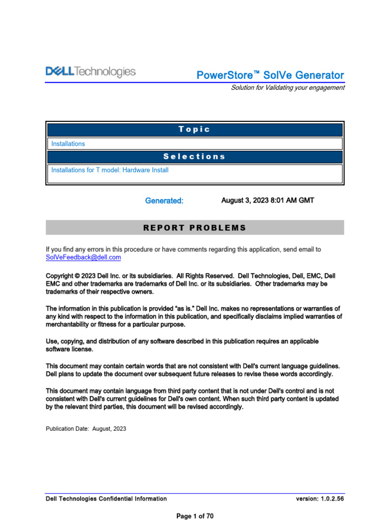PowerStore - Installations-Hardware Install - 2 | PDF | Electrostatic ...