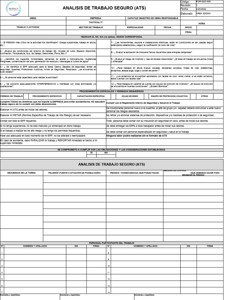 .Formato - Ats | PDF