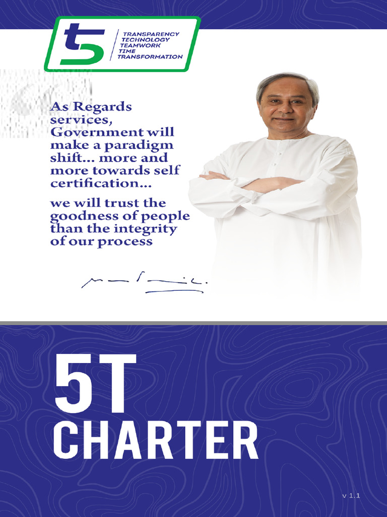 5T Charter | PDF | Empowerment | Food Security