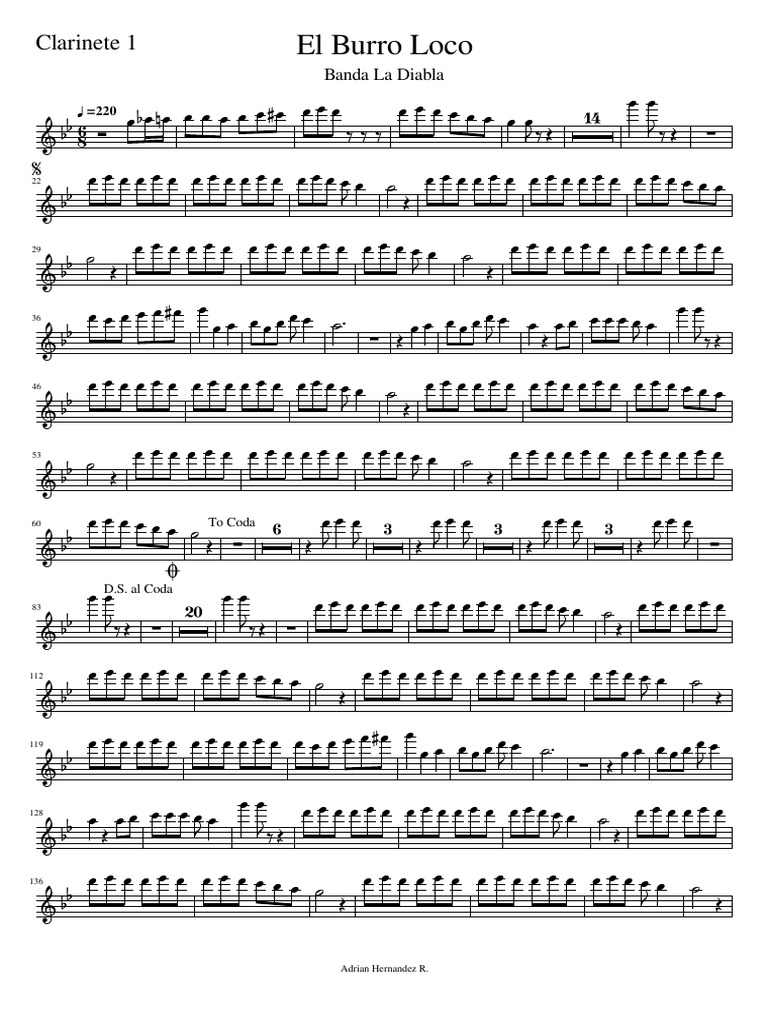 El Burro Loco - Banda La Diabla | PDF