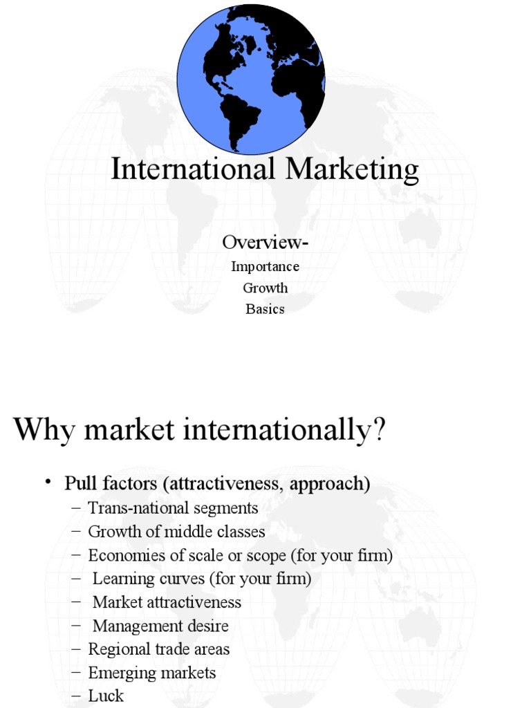 International Marketing | PDF