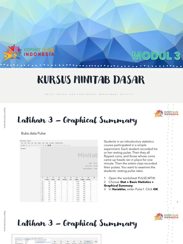 Graphical Summary - Minitab 19 | PDF | Statistics | P Value