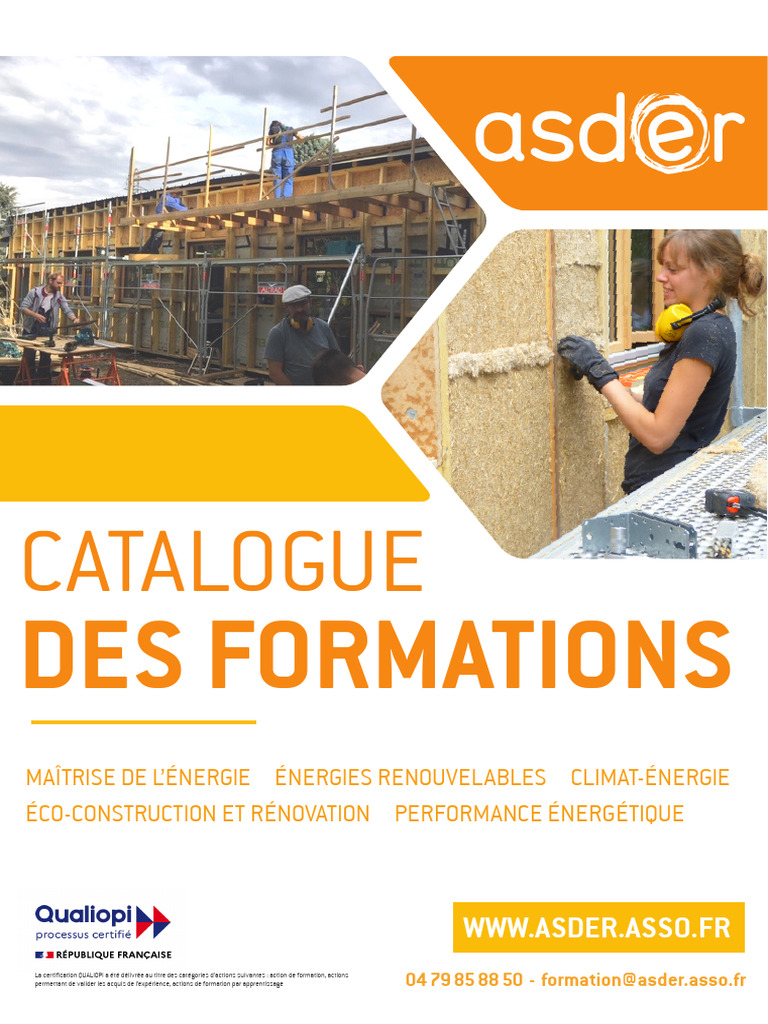 Catalogue Formations Asder 2023 | PDF