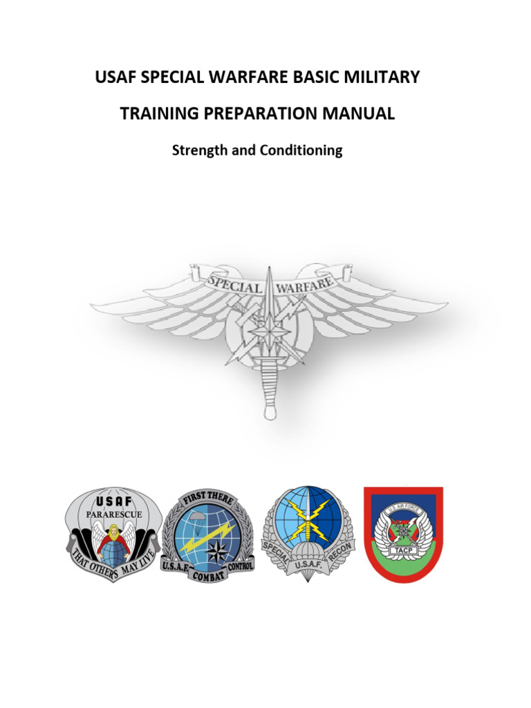 USAF Special Warfare Training Manual | PDF | Walking | Physical Exercise
