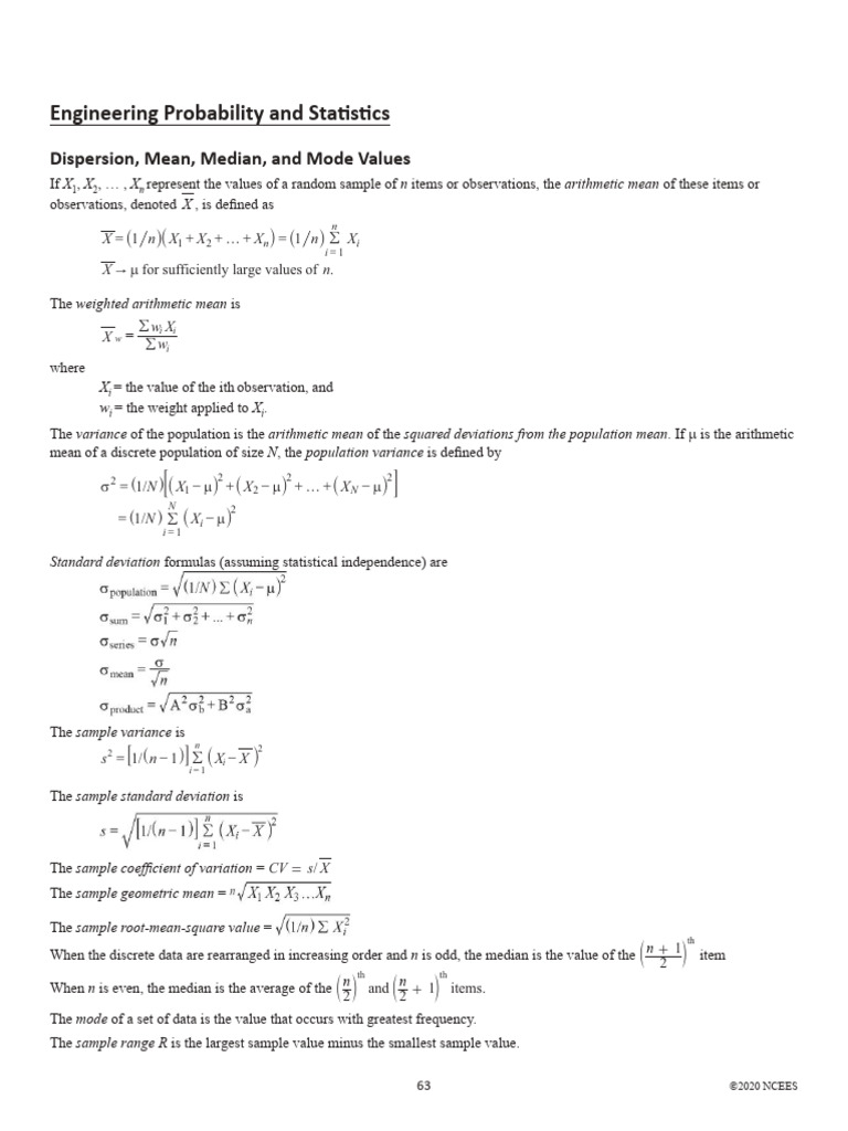 FE_Engineering Probability and Statistics | PDF | Normal Distribution ...