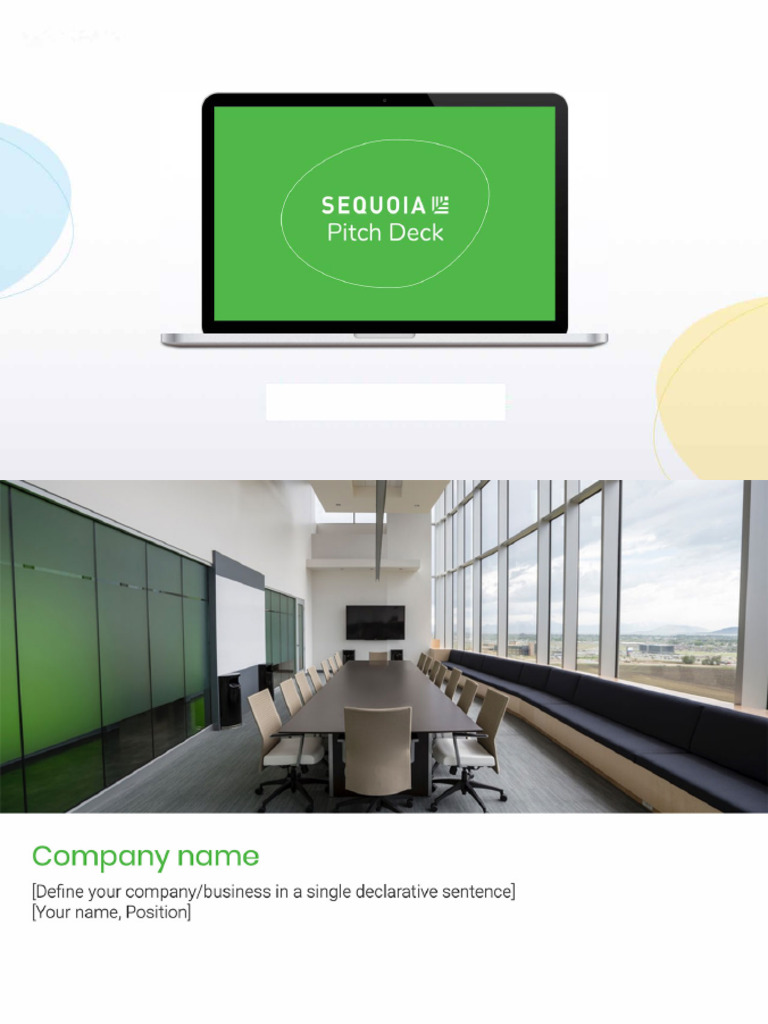 Sequoia Capital Pitch Deck - S | PDF