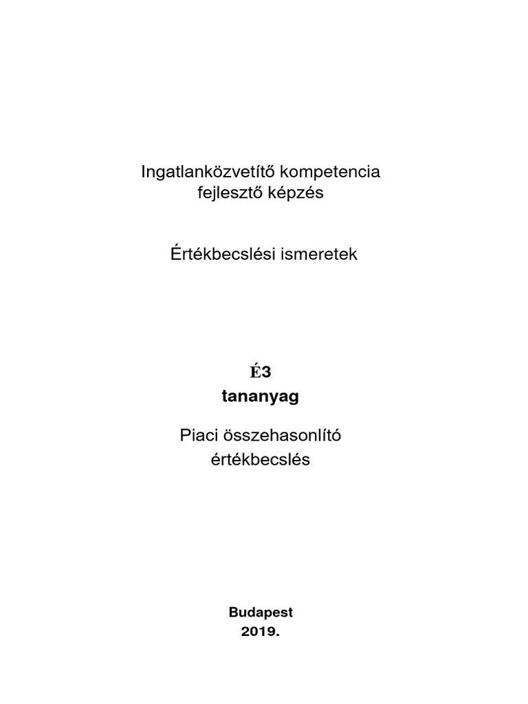 É3 Tananyag | PDF