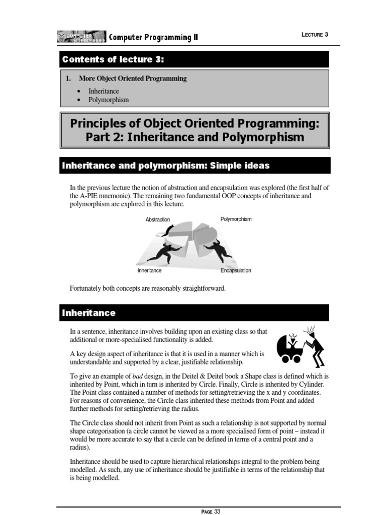 Java Lecture 3 Oop 2 Pdf Inheritance Object Oriented