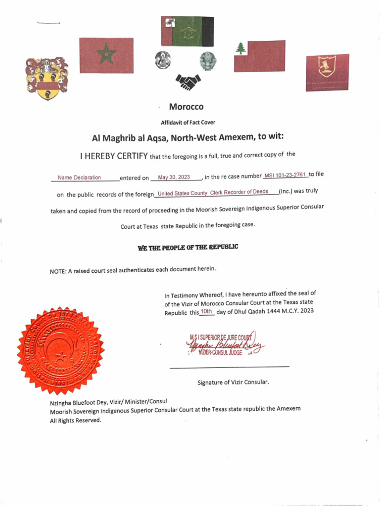 Akeem Name Declaration | PDF