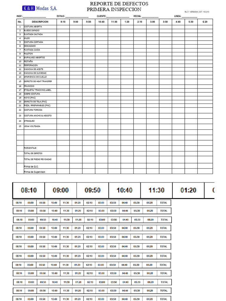 Reporte de Defectos: DescaZado | PDF