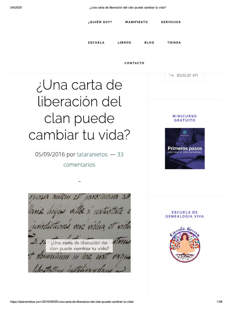 Carta de Liberación | PDF