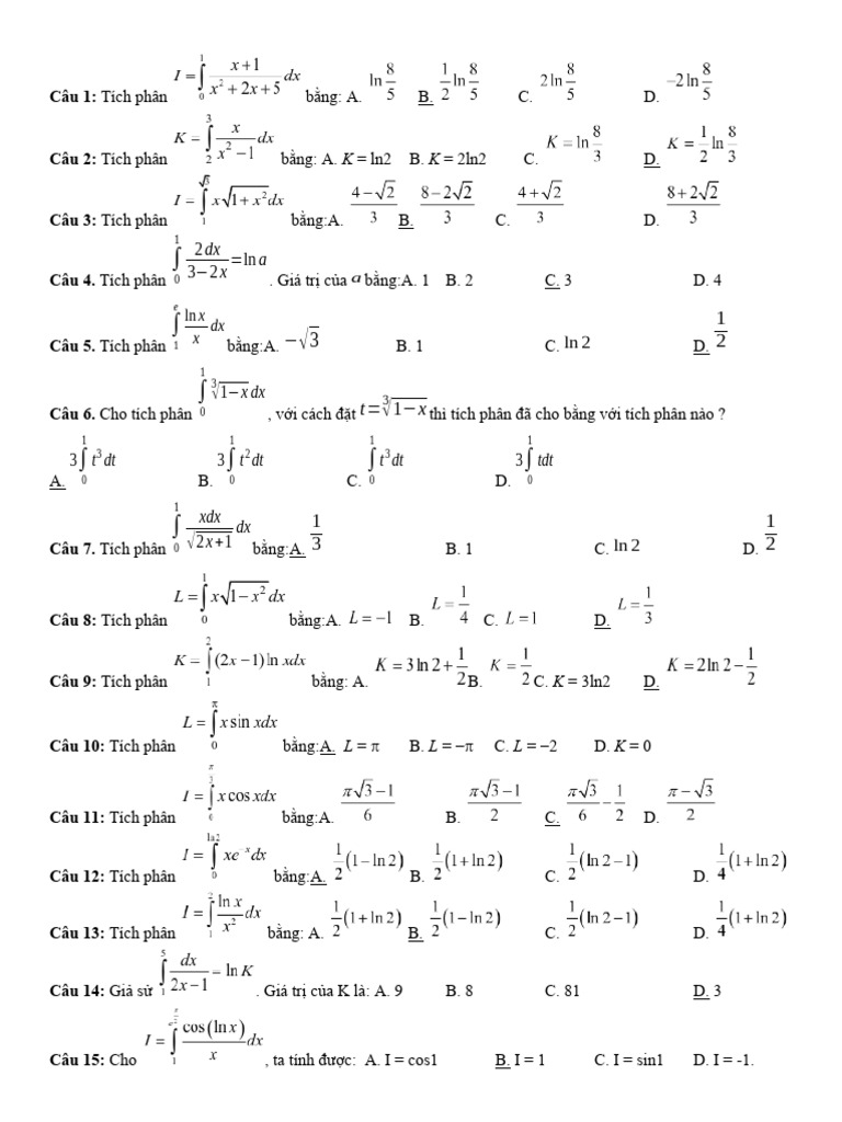 BT Tich Phan Ung Dung | PDF