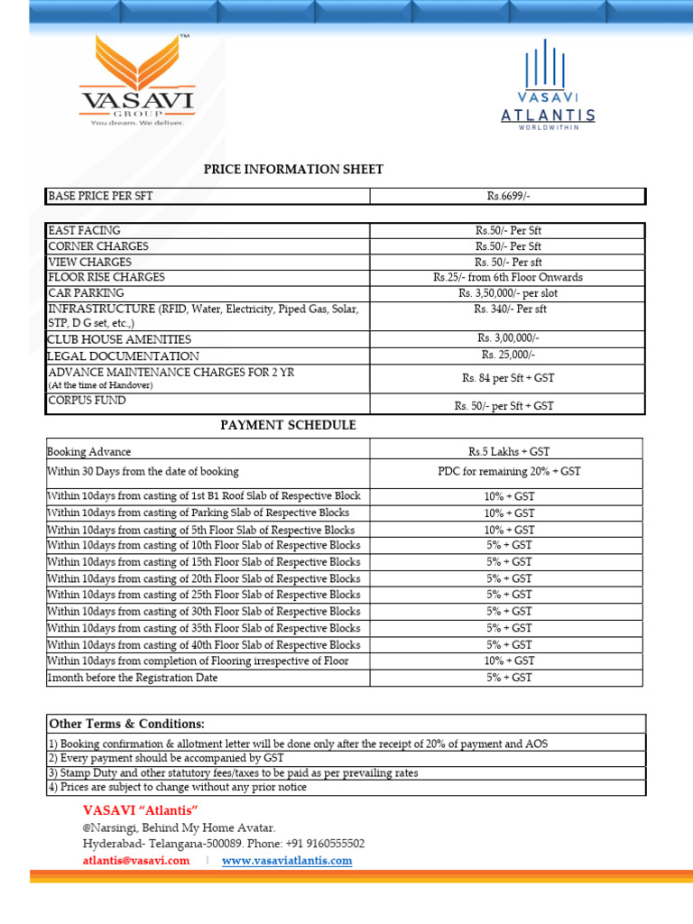 ATLANTIS - Price Sheet | PDF | Public Finance | Government