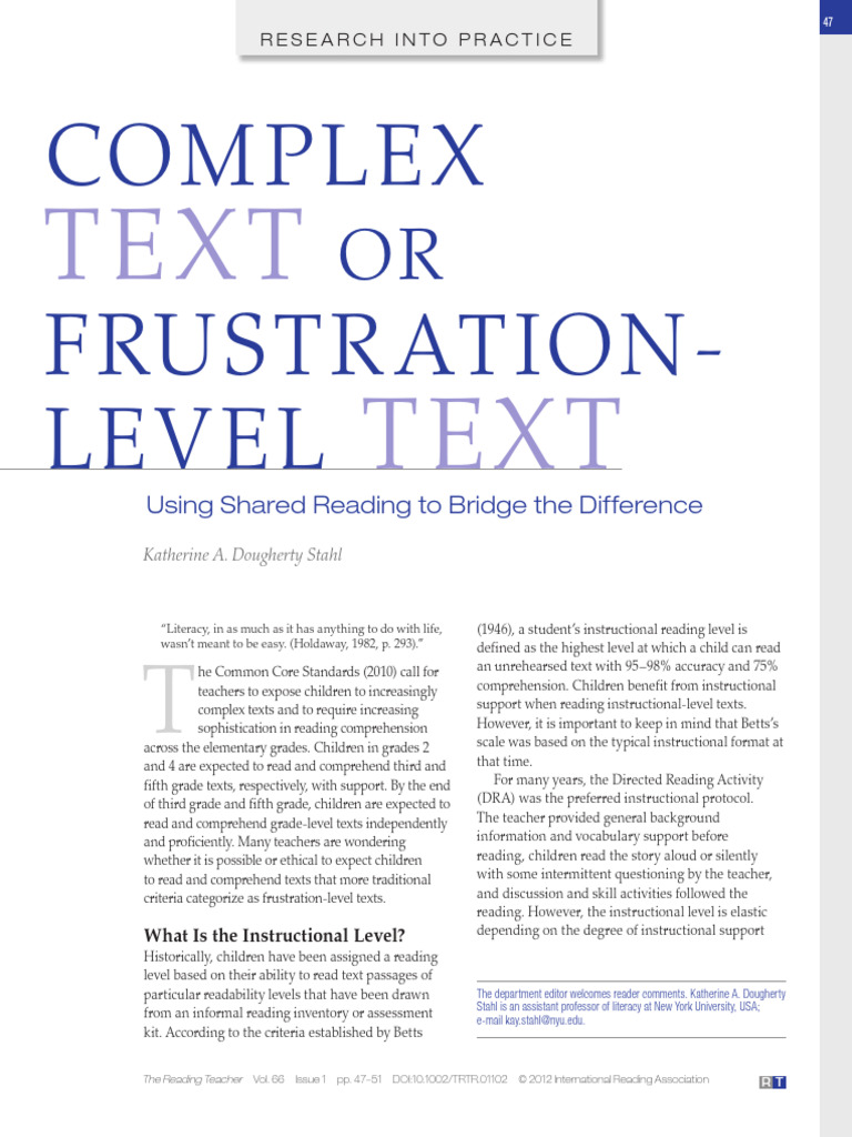 Using Shared Reading To Bridge Differences | PDF