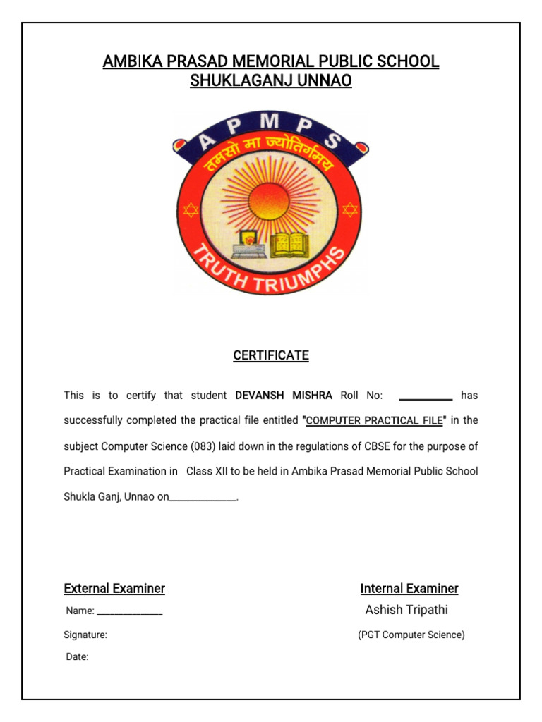 certificate, Table of content, Acknowledgement (1) (1)22 | PDF