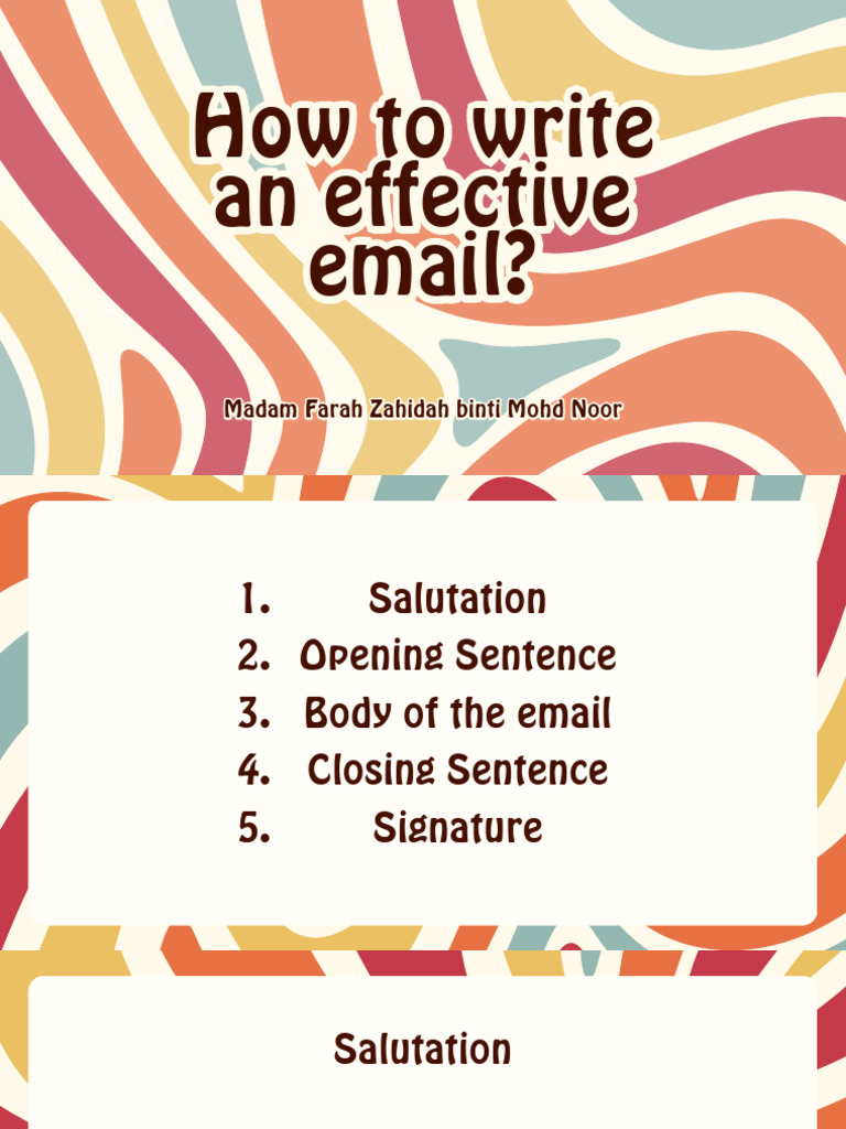 How To Write An Effective Email | PDF | Self-Improvement