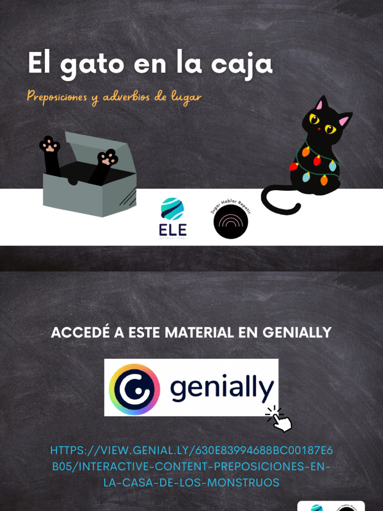 Preposiciones y Ubicación del Gato | PDF | Hogar, jardinería y bricolaje