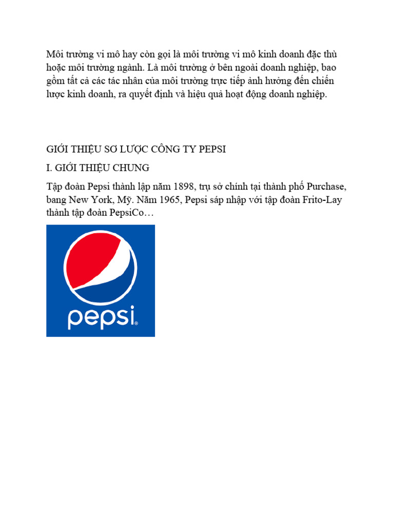 Pepsi 1 | PDF
