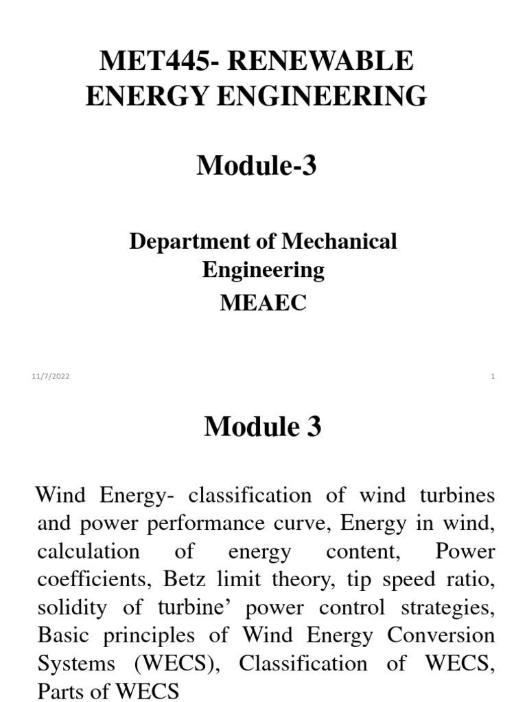 MET445 Module 3 | PDF
