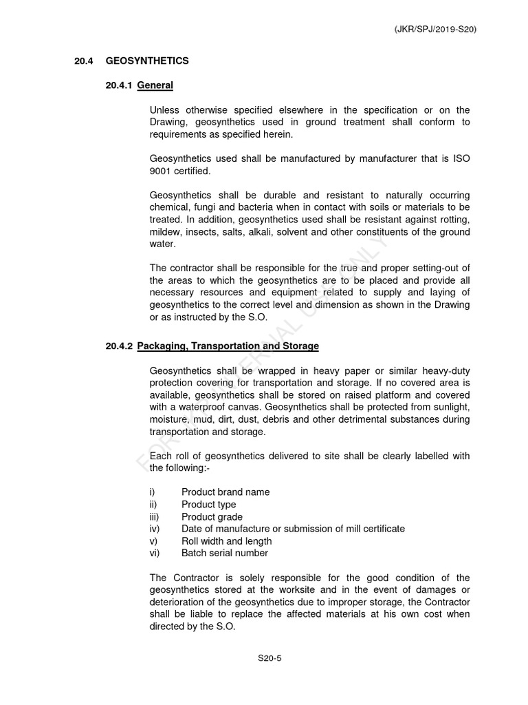 FINAL DERAF GROUND IMPROVEMENT Page-10-28 | PDF | Specification (Technical Standard) | Ultraviolet