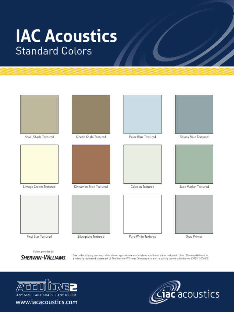 IAC Color Chart PDF | PDF