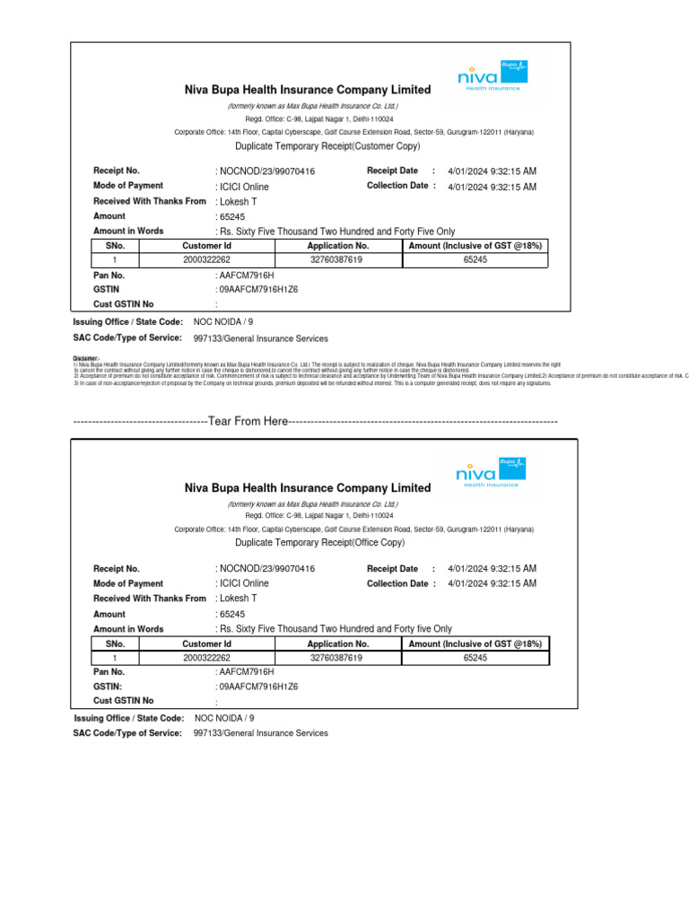 Parents Mediclaim Policy 2024 PDF | PDF