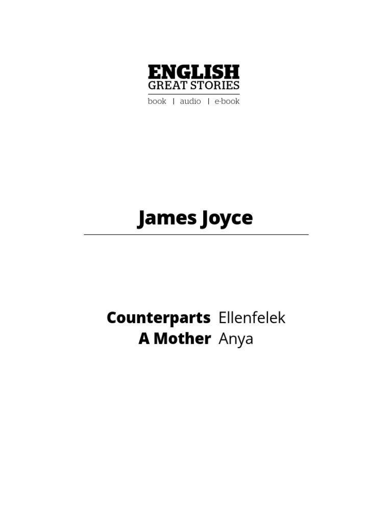 Original - James Joyce - Short Stories | PDF