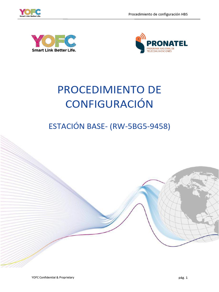 Configuración HBS Radwin RW-5BG5 | PDF