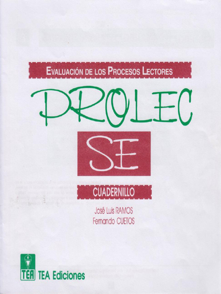 Prolec Se CUADERNILLO - Compressed | PDF