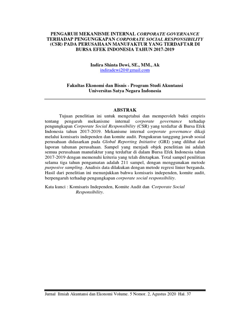 Indira Shinta Dewi | PDF