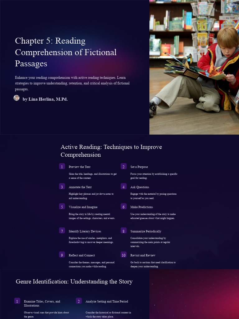 Chapter 5 Reading Comprehension of Fictional Passages | PDF | Reading ...