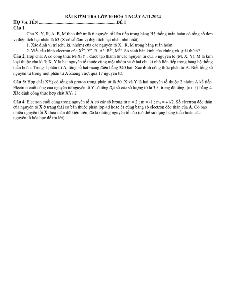 BÀI KIỂM TRA BTH de | PDF