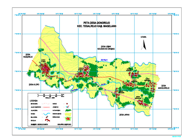 Peta Desa Donorojo | PDF