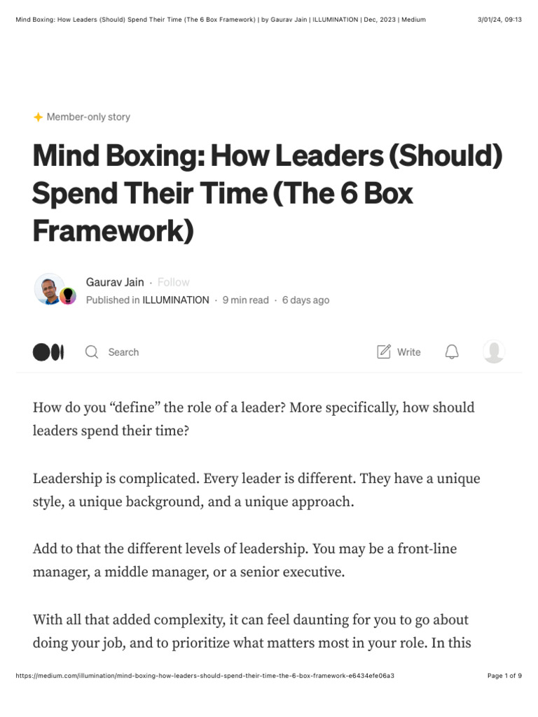 Mind Boxing | Download Free PDF | Leadership