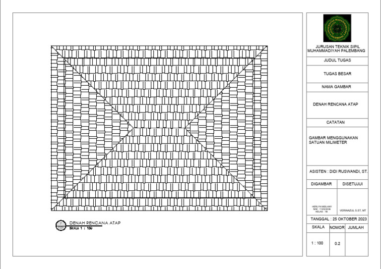 Rencana Atap Autocad Pdf
