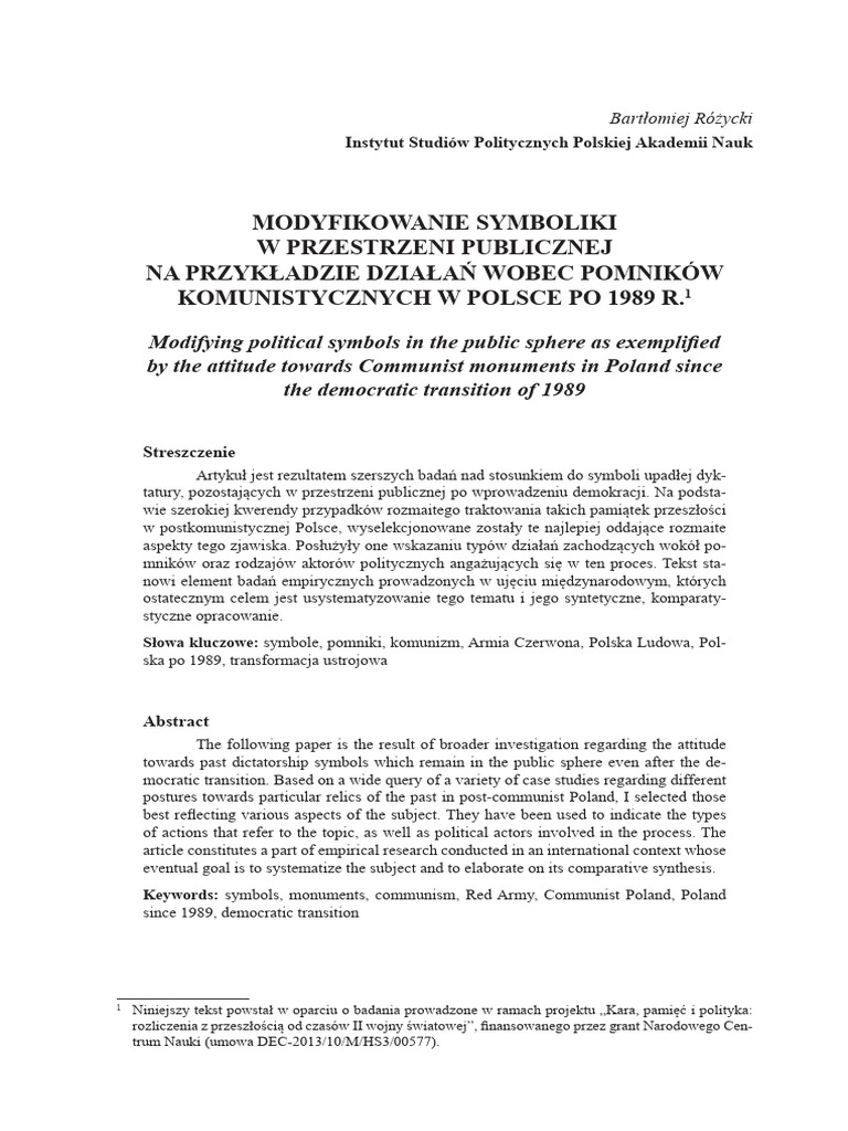 Modyfikowanie Symboliki W Przestrzeni | PDF Modyfikowanie Symboliki W Przestrzeni | PDF