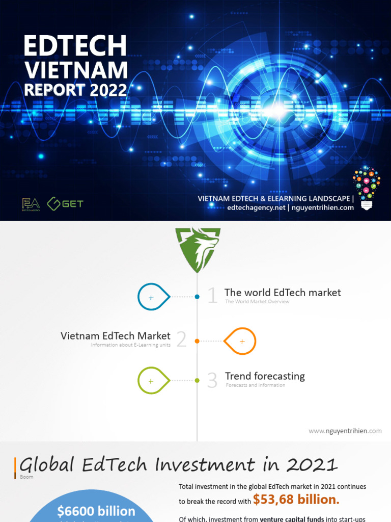 Vietnam Edtech Elearning Report 2022 1 | PDF | Educational Technology | Venture Capital