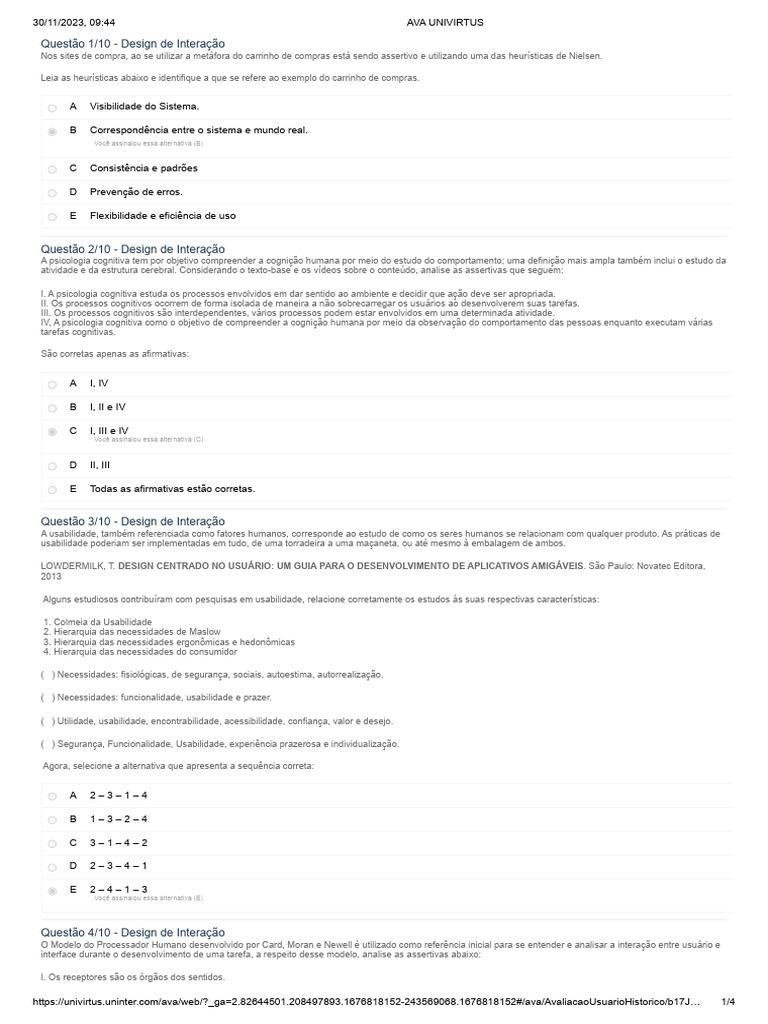 Apol 1 Design de Int | PDF