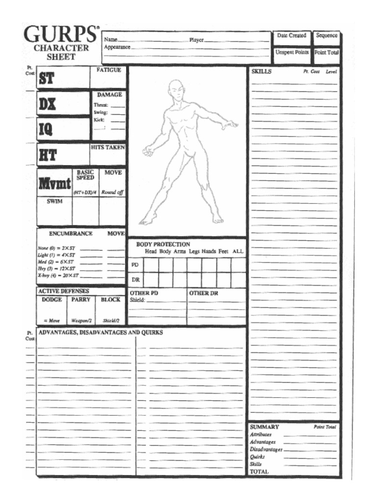 Char Sheet 2 PDF | PDF