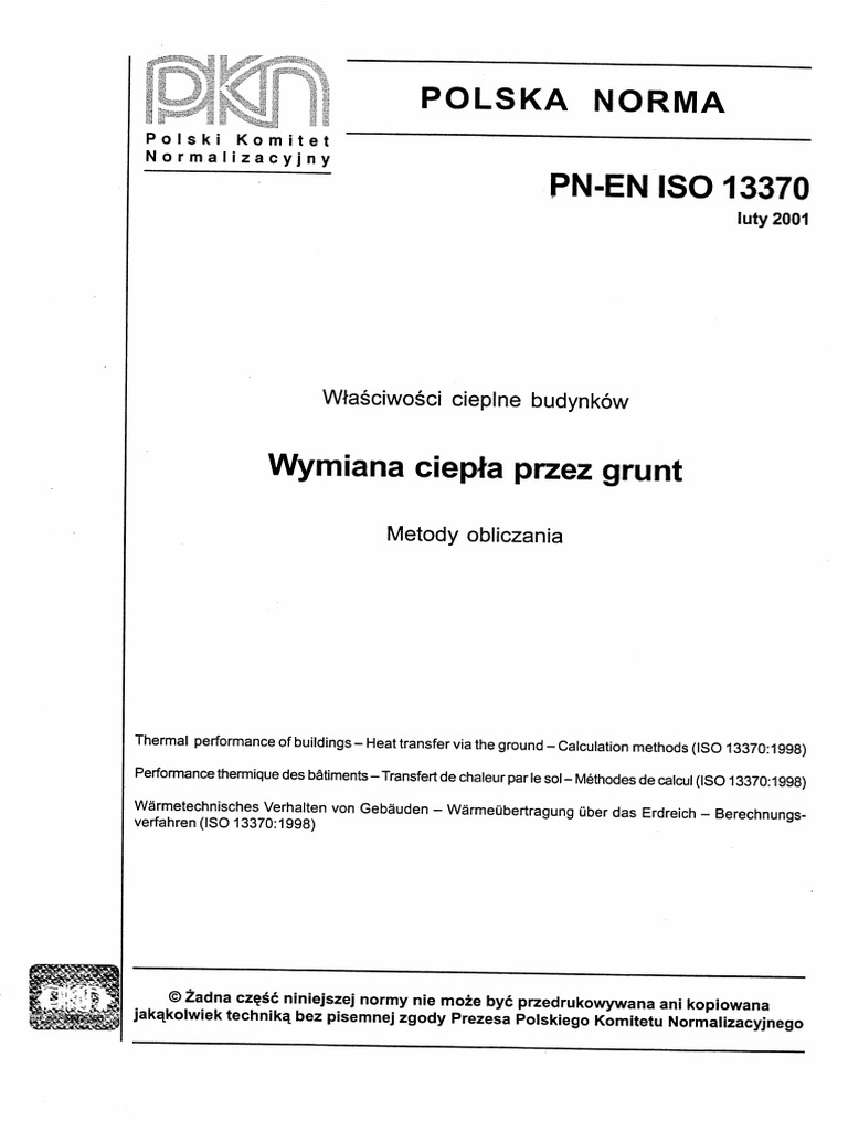 Pn-En Iso 13370 PDF | PDF