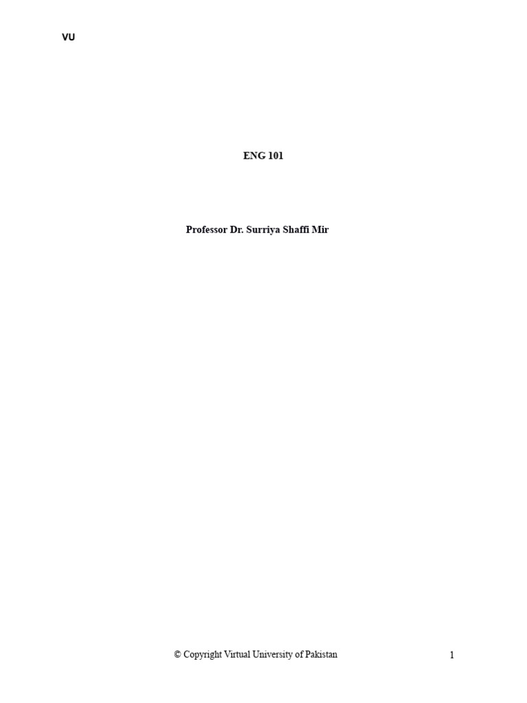 Eng101 Handouts | PDF | Computer Program | Programming Eng101 Handouts | PDF | Computer Program | Programming