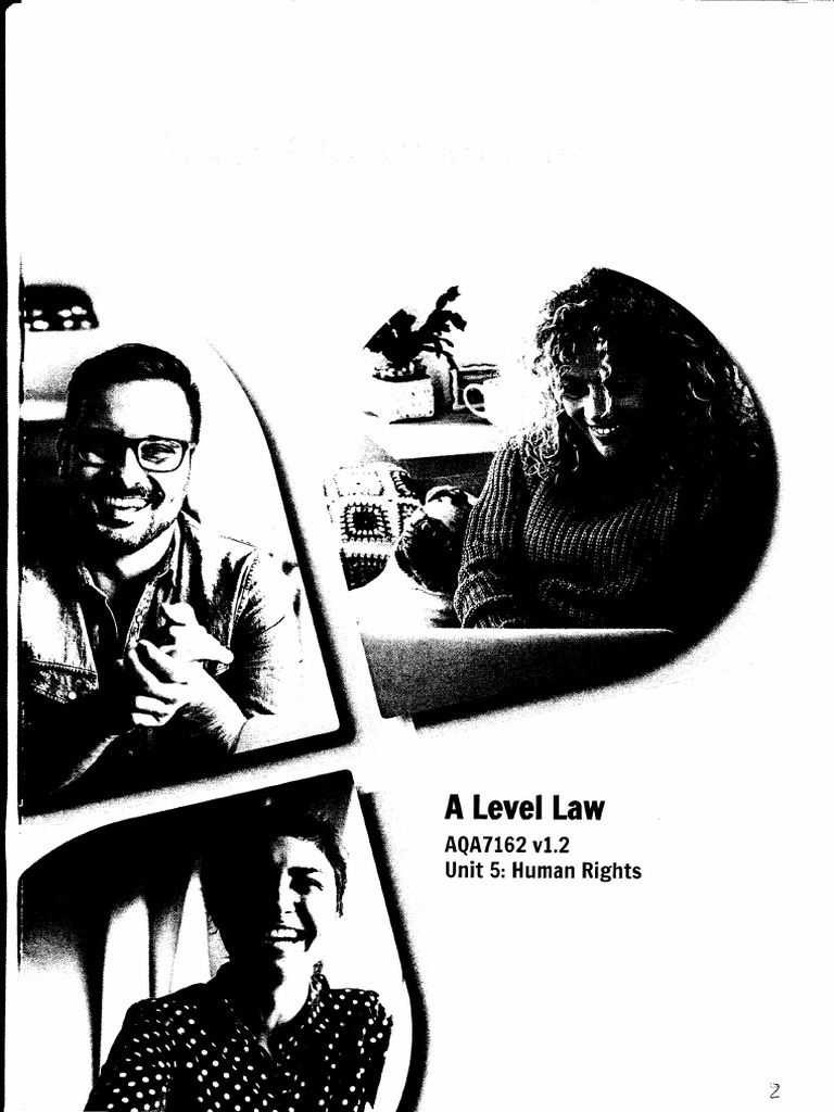 AQA A Level Law: Human Rights Unit 5 | PDF | European Convention On ...