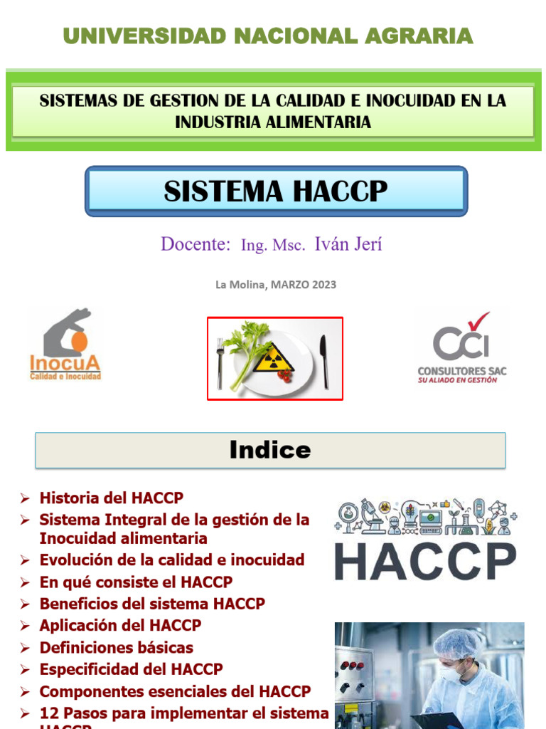 INOCUA - HACCP. Marz 2023 | PDF