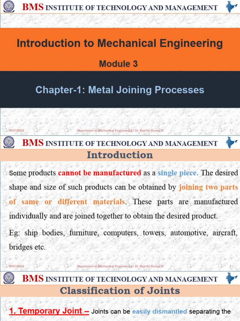 Metal Joining Process | PDF