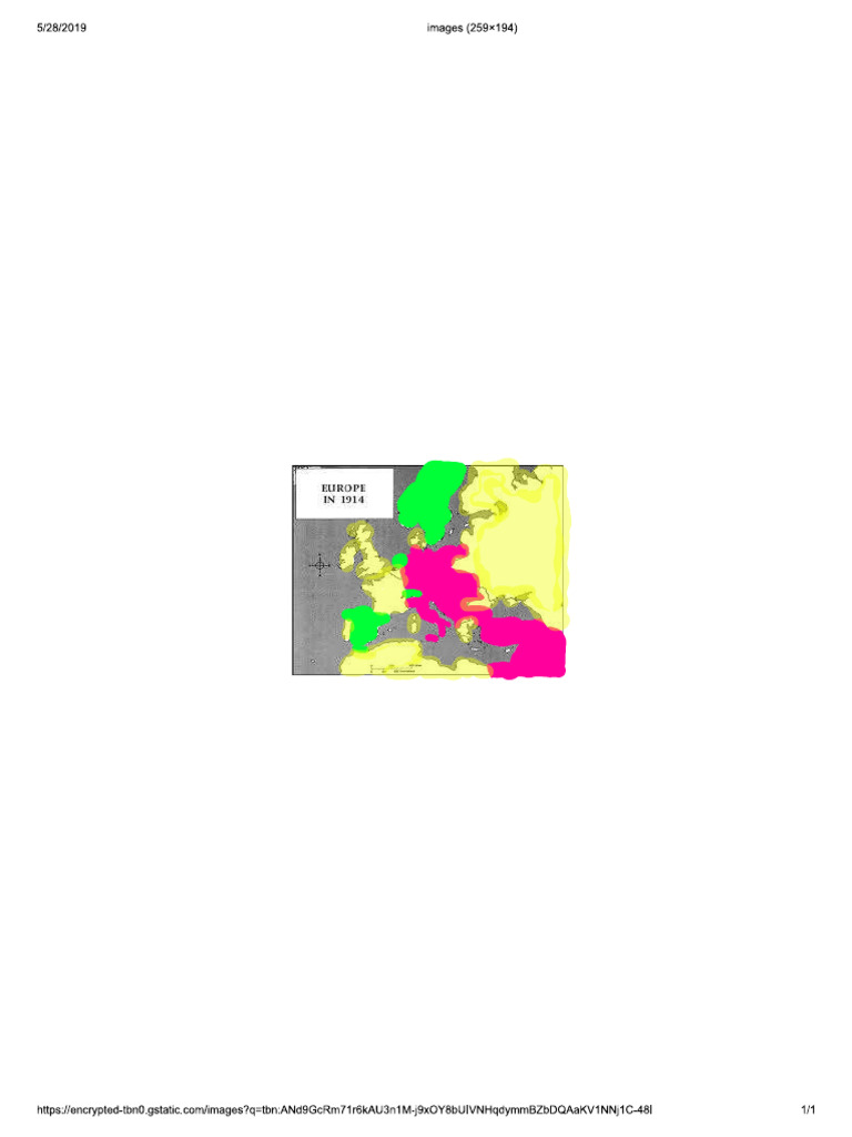 WW1 Europe Blank Map | PDF